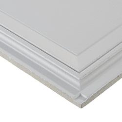 Armstrong® Ceilings Raised Panel™ 2' x 2' White Tegular Drop Ceiling ...