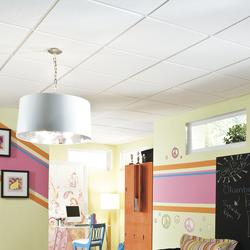 Armstrong® Ceilings Sahara™ 2' x 2' White Smooth Angled Tegular Drop ...