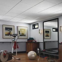Armstrong® Ceilings Sahara™ 2' x 2' White Smooth Angled Tegular Drop ...