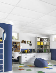 Armstrong® Ceilings Esprit® Fiberglass 2' x 4' White Drop Ceiling Tile ...