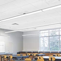 Armstrong® Ceilings Cirrus® 2' x 2' White Textured Square Drop Ceiling ...