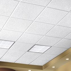 Armstrong® Ceilings Designer™ 2' x 2' White Textured Angled Tegular ...