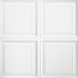 Armstrong® Ceilings Ledges® I 2' x 2' White Smooth Dimensional Flush ...