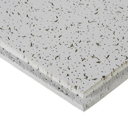 Armstrong® Ceilings Random Textured 2' x 2' White Angled Tegular Drop ...