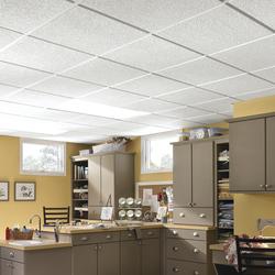 Armstrong® Ceilings Classic Fine Textured 2' x 2' White Angled Tegular ...