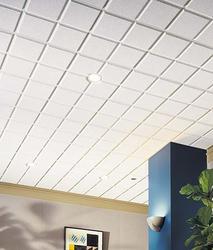 Armstrong® Ceilings Cirrus® Profiles Chamfered 2' x 2' White Textured ...