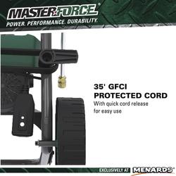 Masterforce® 2,500 PSI 1.1 GPM 15-Amp Corded Electric Pressure Washer ...
