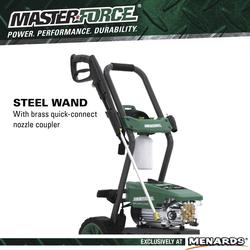 Masterforce® 2,500 PSI 1.1 GPM 15-Amp Corded Electric Pressure Washer ...
