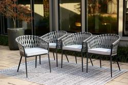 Palm Bliss Outdoor Dining Chair Set - 4 Pack at Menards®