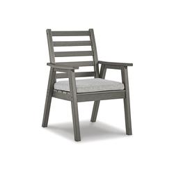Signature Design® by Ashley® Beach Shore Gray Dining Chair with Beige ...