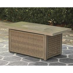 Signature Design® by Ashley® Beachcroft Rectangular Propane Fire Pit Table at Menards®