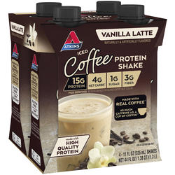 Atkins® Ready-To-Drink Vanilla Latte Protein Shake - 4 Pack at Menards®