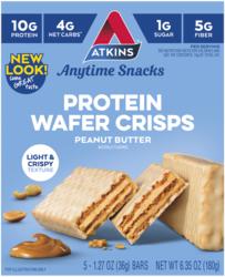 Atkins® Peanut Butter Protein Wafer Snack Crisps - 5 Pack at Menards®