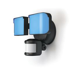 Atomi Dual Head Smart Black Color Changing LED Wi-Fi Outdoor Security ...