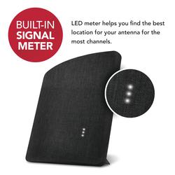 RCA Amplified HDTV Multi-Directional Antenna with Built-In LED Signal ...