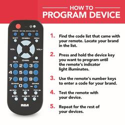 RCA 4-Device Universal TV Remote at Menards®