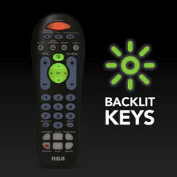 RCA 3-Device Universal TV Remote with Backlit Keypad at Menards®
