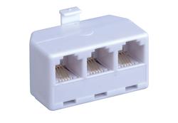 RCA White 3-Way Landline Phone Line Splitter at Menards®