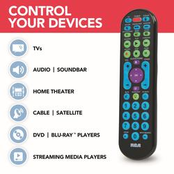 RCA 5-Device Extra Large Button Universal TV Remote Control at Menards®