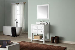 Avanity® Brooks 30"W x 21-1/2"D White Bathroom Vanity Cabinet at Menards®