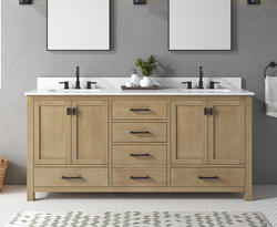 Avanity® Modero 72"W x 21"D Brushed Oak Bathroom Vanity Cabinet at Menards®