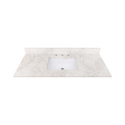 Avanity® 43"W x 22"D Alluring Quartz Vanity Top with Rectangular ...