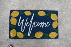 Avera Products Lemons 17" x 29" Welcome Mat at Menards®