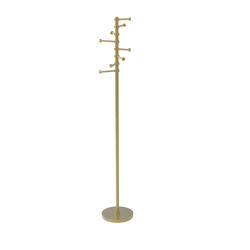 Allied Brass Satin Brass 8-Hook Coat Rack at Menards®