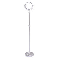 Allied Brass 8" Satin Chrome Adjustable Floor Standing Magnifying ...