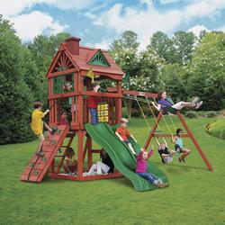 Gorilla Playsets® Double Down Wooden Swing Set at Menards®