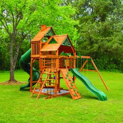 Gorilla Playsets® Great Skye I Swing Set with Wood Roof at Menards®