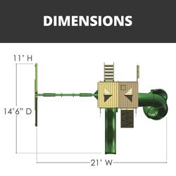 Gorilla Playsets® Mountaineer Swing Set at Menards®