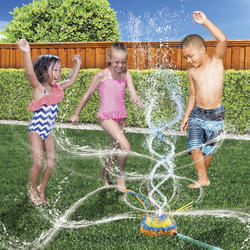 Banzai® Geyser Blast Sprinkler Multicolor Spinning Backyard Kids Lawn ...