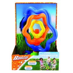 Banzai® Cyclone Spin Sprinkler Multicolor 3-Ring Kids Play Summer ...