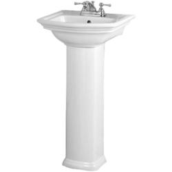 Barclay Washington 18-1/8"W x 14-7/8"D White Rectangular Bathroom ...