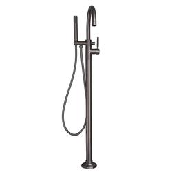 Barclay Dolan One-Handle Floor-Mount Brushed Nickel Freestanding ...