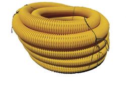 4" x 100' Yellow 8-Slot Perforated Single-Wall Corrugated Tubing at ...