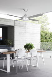 Lucci Air Moonah 52" Silver Indoor LED Ceiling Fan with Remote at Menards®