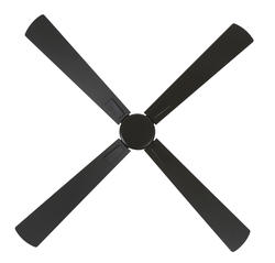 Lucci Air Climate 52" Black Indoor Down Rod Ceiling Fan at Menards®