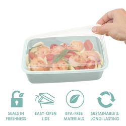 Bentgo® Prep 1-Compartment Plastic Container Food Storage - 20 Piece ...
