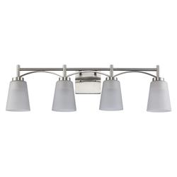 Patriot Lighting® Bandar Brushed Nickel 4-Light Vanity Light at Menards®
