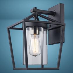 Patriot Lighting® Shane Black Outdoor Wall Light at Menards®