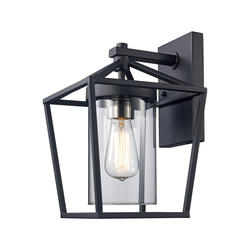 Patriot Lighting® Shane Black Outdoor Wall Light at Menards®