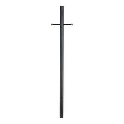 Patriot Lighting® Black Lamp Post with Cross Arm at Menards®