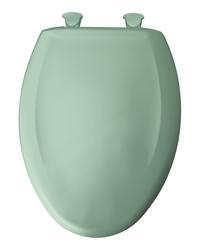Bemis Classic Colors® Elongated Ming Green Plastic Toilet Seat with ...