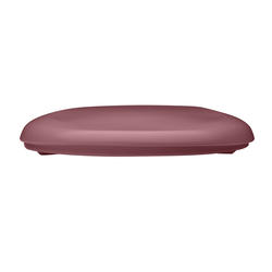 Bemis Classic Colors® Elongated Raspberry Plastic Toilet Seat with Soft ...