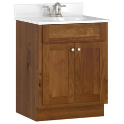 Briarwood Homestead 24"W x 18"D x 31"H Select Alder Dusk Bathroom ...