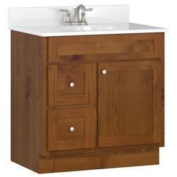 Briarwood Homestead 30"W x 18"D x 34-1/2"H Select Alder Dusk Bathroom ...