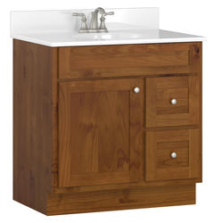 Briarwood Homestead 30"W x 18"D x 31"H Select Alder Dusk Bathroom ...