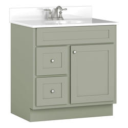 Briarwood Homestead 30"W x 18"D x 31"H Birch Basil Bathroom Vanity ...